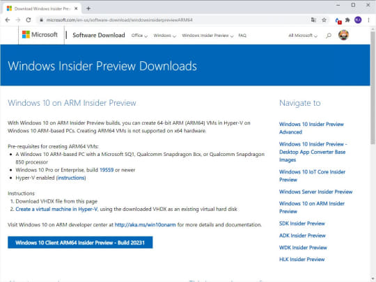 「Windows 10」Build 20231のISOイメージファイルが公開 ～ARM64 VHDXでも提供 - 窓の杜
