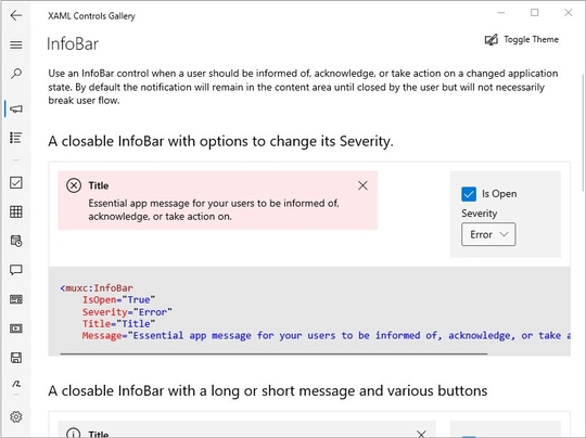 Microsoft、「WinUI 2.5」を公開 ～プログレスリングやBootstrap風の情報バーを追加 - 窓の杜