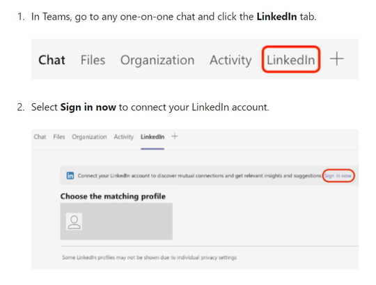 「Microsoft Teams」が「LinkedIn」アカウントを同期可能に ～経歴・スキルをすばやく共有 - 窓の杜