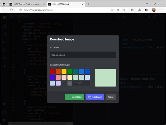 JSONデータをキレイに可視化してくれるオンラインツール「JSON Crack」は手軽でお勧め - やじうまの杜 - 窓の杜