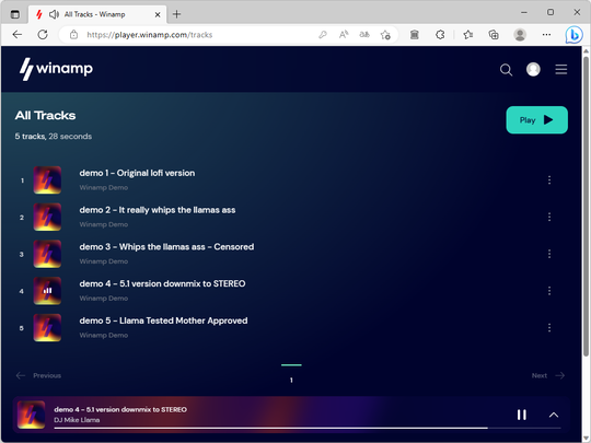 あの「Winamp」がモバイル＆デスクトップ対応のWebプレーヤーに……でもその反響は？ - やじうまの杜 - 窓の杜