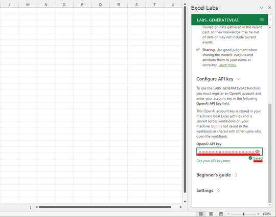 手軽にExcelへ「ChatGPT」を組み込めるMicrosoftの実験アドイン「Excel Labs」を使ってみた - 残業を減らす！Officeテクニック - 窓の杜
