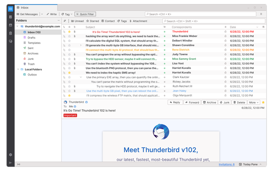 新デザイン「Supernova」をまとった「Thunderbird 115」が登場 - 窓の杜