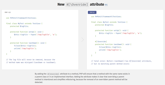 「PHP 8.3」がリリース ～オーバーライド属性などを導入し言語機能を強化 - 窓の杜