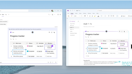 「OneNote」が「Loop」コンポーネントの追加に対応 ～リアルタイム同期するデータ部品 - 窓の杜