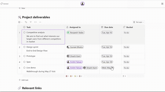 「Microsoft Loop」のタスクリストが刷新 フィルタリングや複数行の一括選択が可能に - 窓の杜