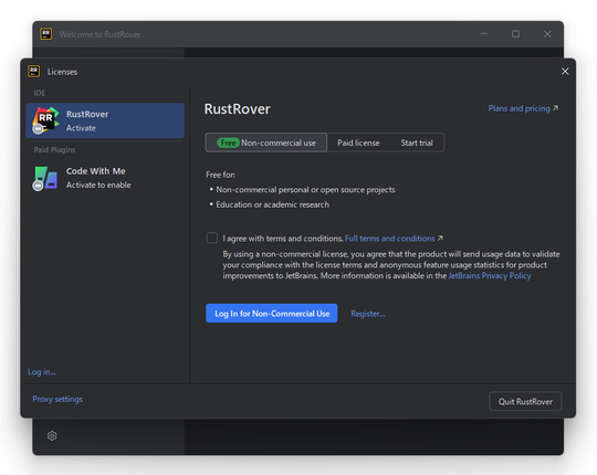 個人利用は無償 ～JetBrainsがRust向けIDE「RustRover」を一般公開 - 窓の杜