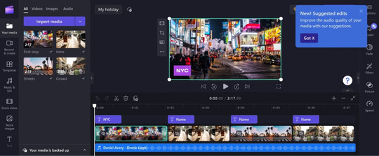 無料動画編集アプリ「Clipchamp」、AIによるノイズ抑制と画像背景除去機能を追加 - 窓の杜