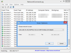 【レビュー】ネットワークへ接続・切断された端末を検知してログを作成できる「NetworkConnectLog」 - 窓の杜