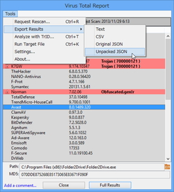 【レビュー】右クリックメニューから手軽にファイルを“VirusTotal”でチェック「VT Hash Check」 - 窓の杜
