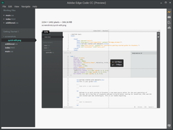 Adobe、「Adobe Edge Code CC」プレビュー版を更新。「Brackets Sprint 34」ベースに - 窓の杜