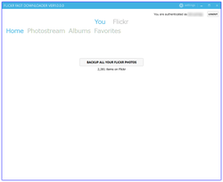 【レビュー】シンプルな“Flickr”のバックアップ・ダウンロードツール「Flickr Fast Downloader」 - 窓の杜