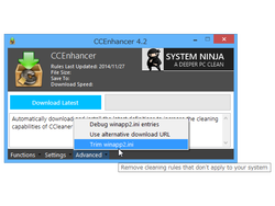 「CCleaner」強化ツール「CCEnhancer」v4.2が公開、「CCleaner」v5.00リリースに呼応 - 窓の杜