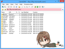 多機能WebDAVクライアント「CarotDAV」v1.11.12、“プロ生ちゃん”を追加 - 窓の杜