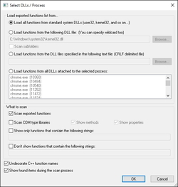 【レビュー】指定したDLLファイルのエクスポート関数を一覧表示「DLL Export Viewer」 - 窓の杜
